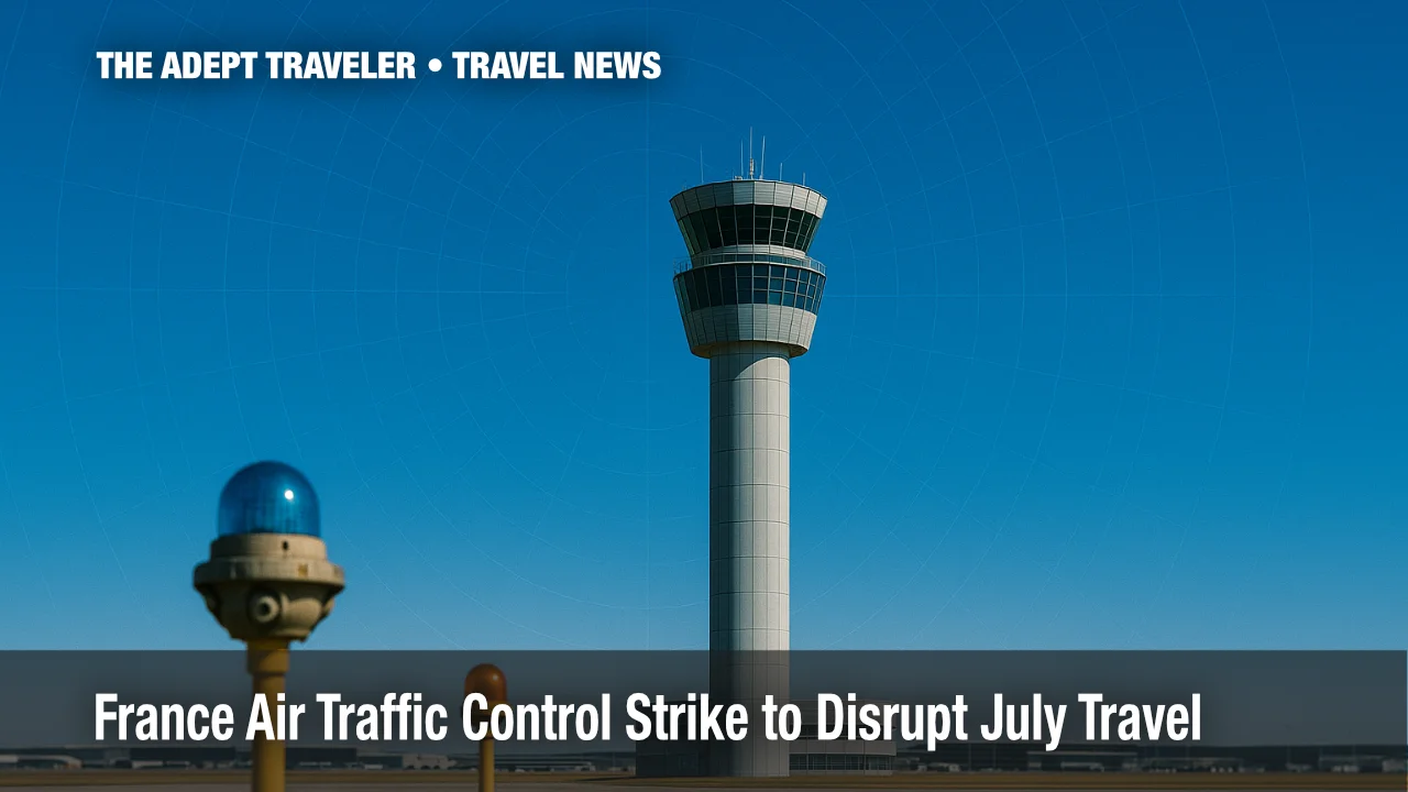 France Air Traffic Control Strike to Disrupt July Travel