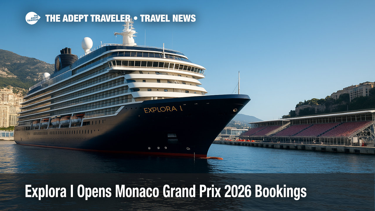 Explora I Opens Monaco Grand Prix 2026 Bookings