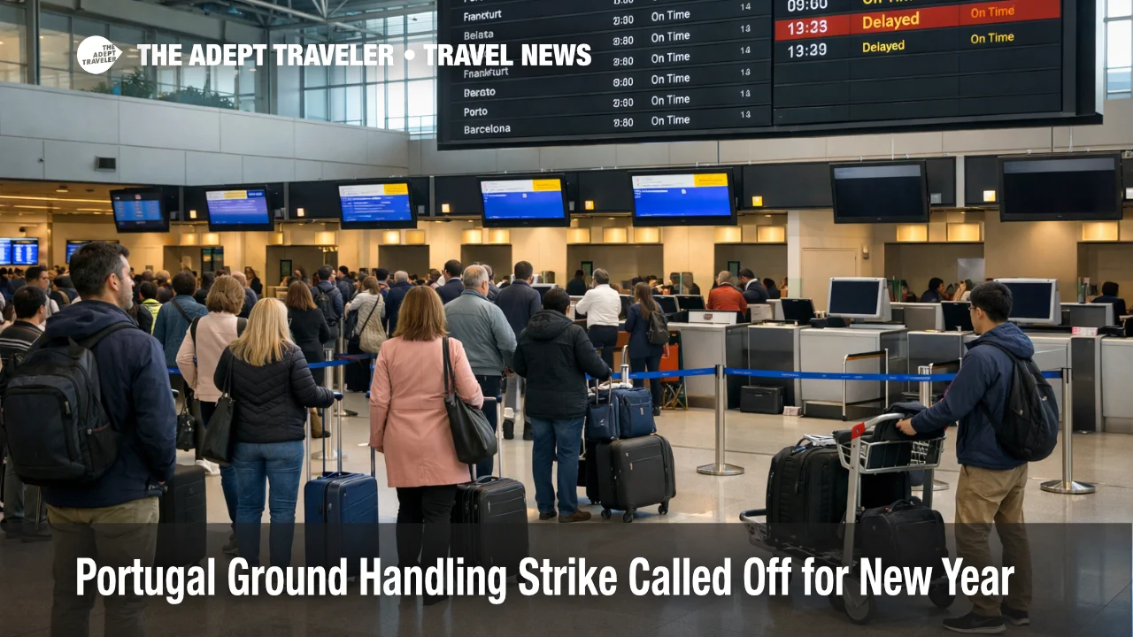Portugal Ground Handling Strike Called Off for New Year