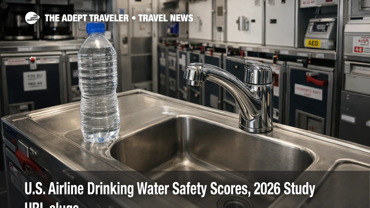 U.S. Airline Drinking Water Safety Scores, 2026 Study