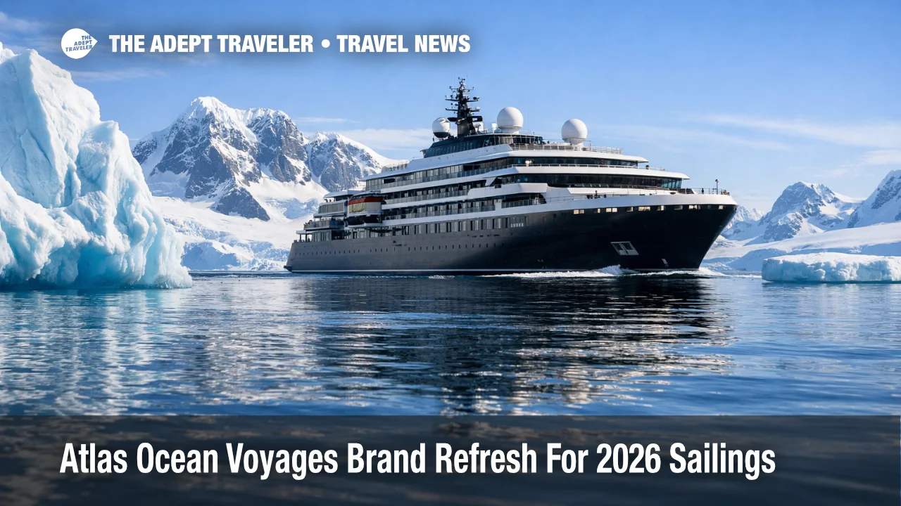 Atlas Ocean Voyages Brand Refresh For 2026 Sailings