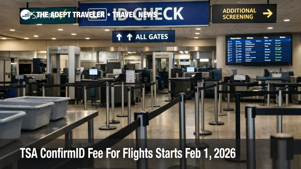 TSA ConfirmID Fee For Flights Starts Feb 1, 2026