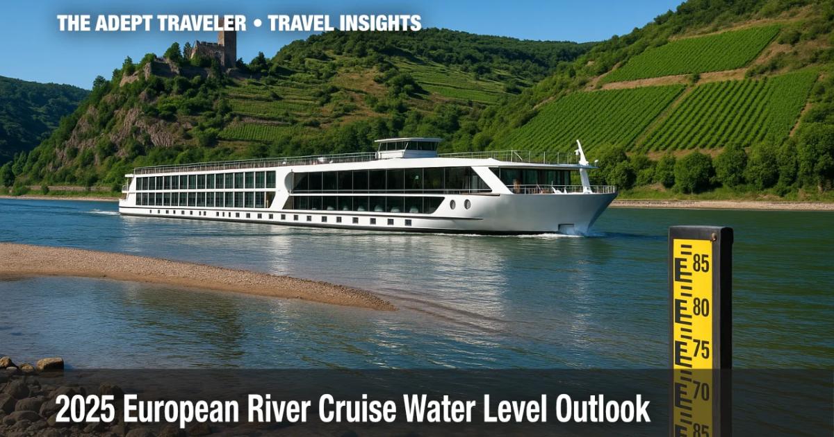 2025 European River Cruise Water Level Outlook