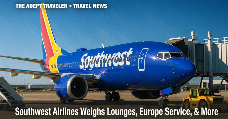 Southwest Airlines Weighs Premium Seating, Lounges, and Europe Service