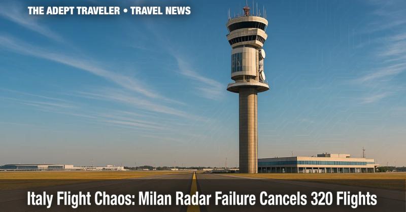 Italy Flight Chaos: Milan Radar Failure Cancels 320 Flights - What ...