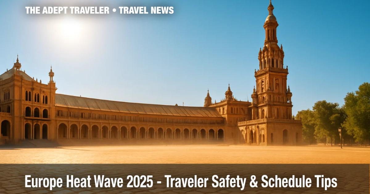 Europe Heat Wave 2025 - Traveler Safety & Schedule Tips