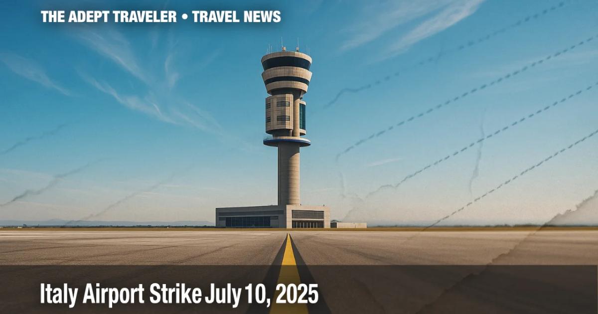 Major Italian airport walkouts threaten mid-summer travel on July 10, 2025