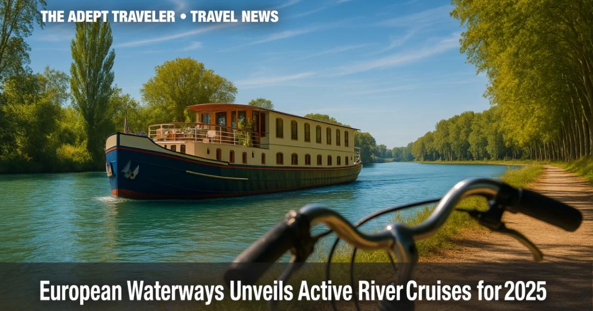 European Waterways Unveils Active River Cruises for 2025