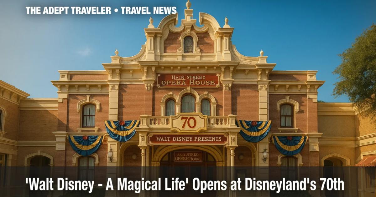 Walt Disney - A Magical Life' Opens at Disneyland's 70th