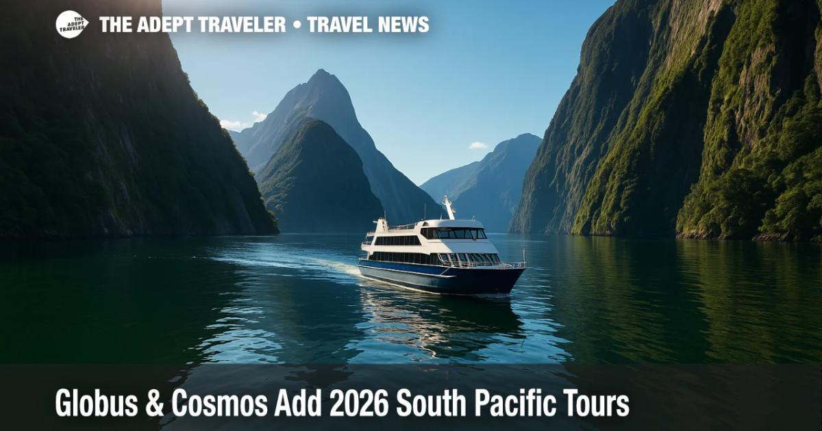 Globus & Cosmos Add 2026 South Pacific Tours