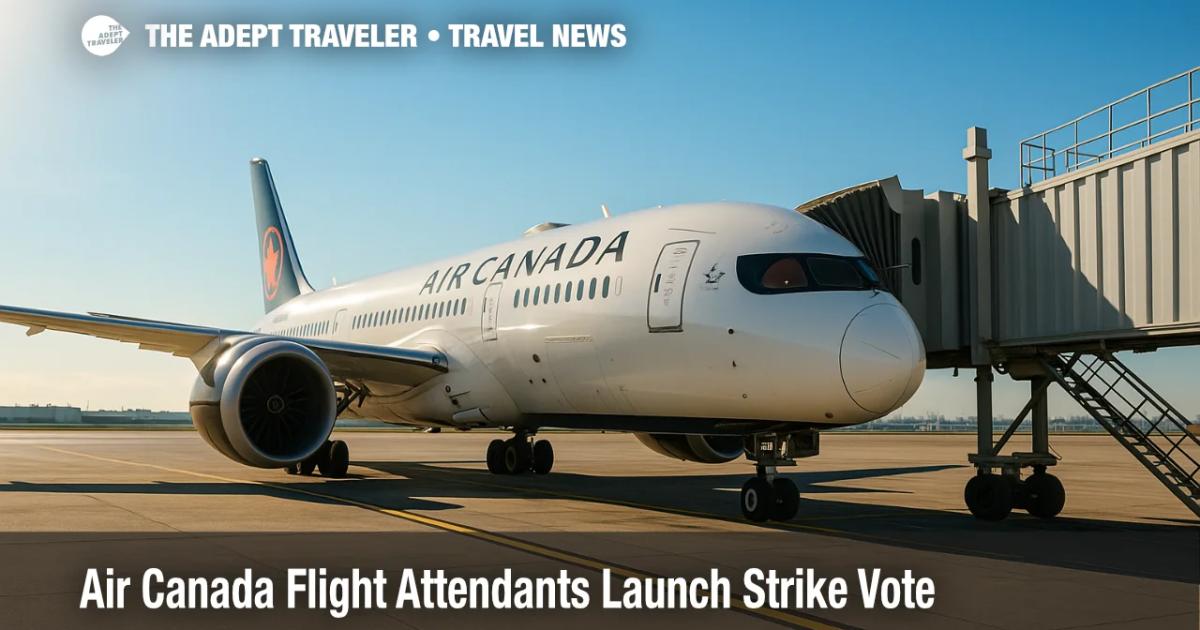 Air Canada Flight Attendants Launch Strike Vote Ahead of Mid-August ...