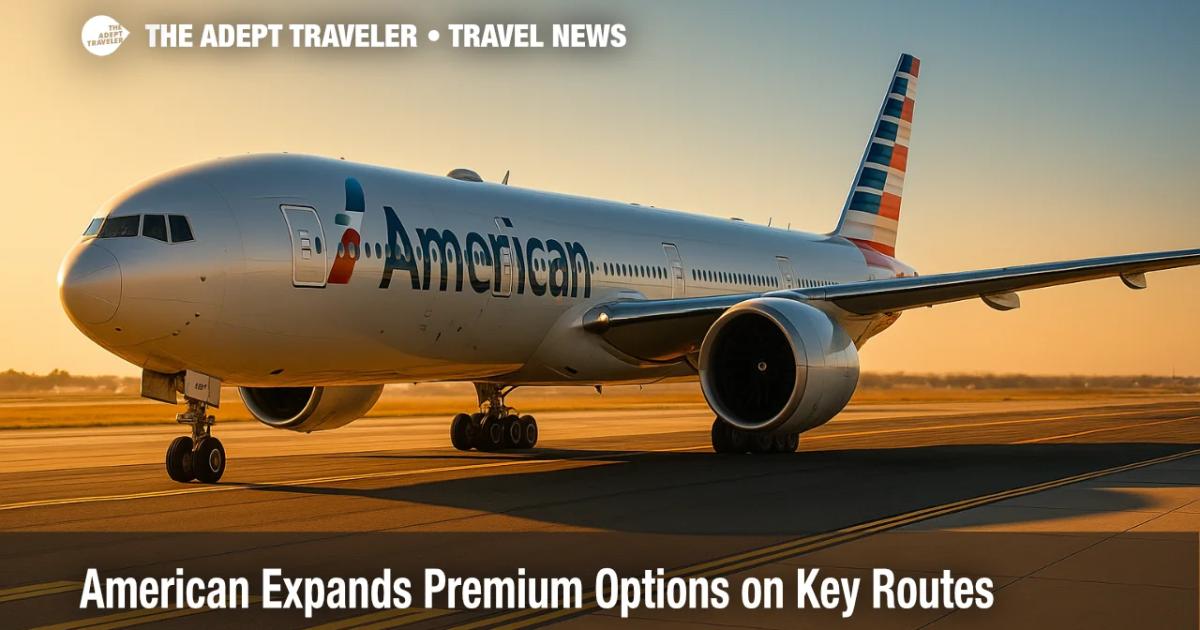 American Expands Premium Options on Key Routes