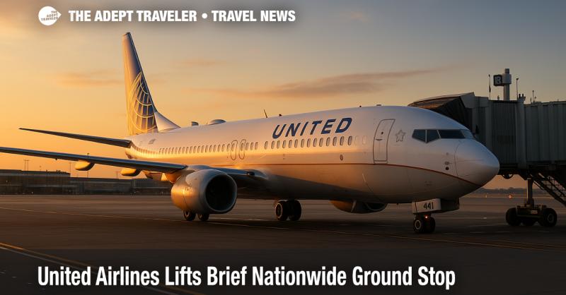 United Airlines lifts brief nationwide ground stop