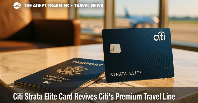 Citi Strata Elite Card Revives Citi's Premium Travel Line