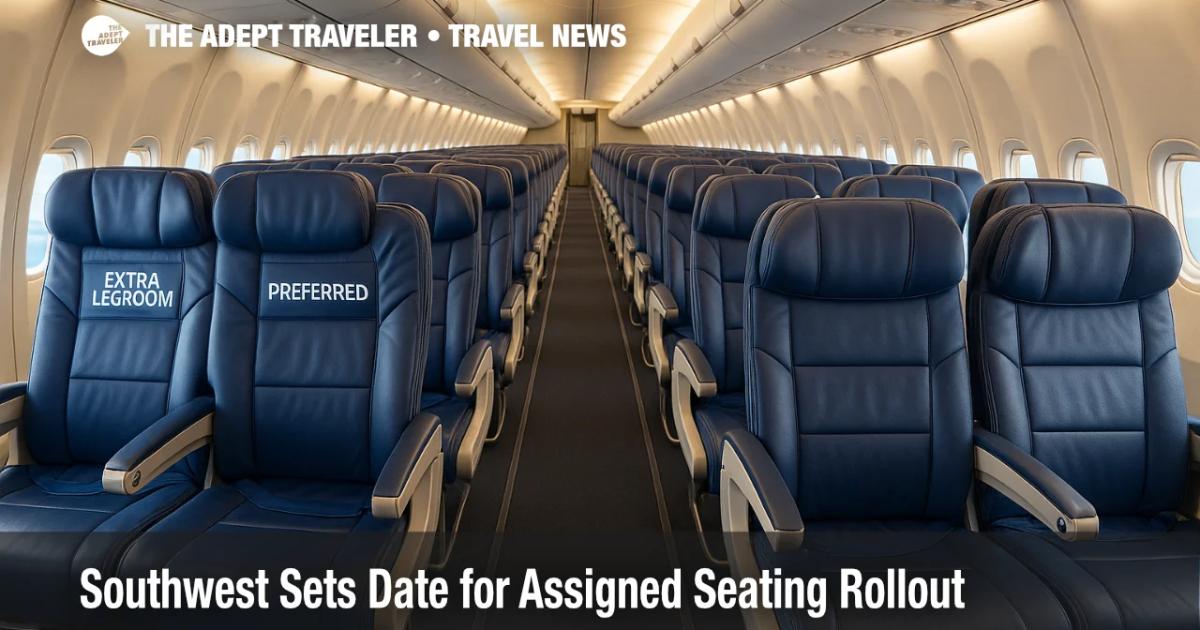 Southwest Sets Date for Assigned Seating Rollout