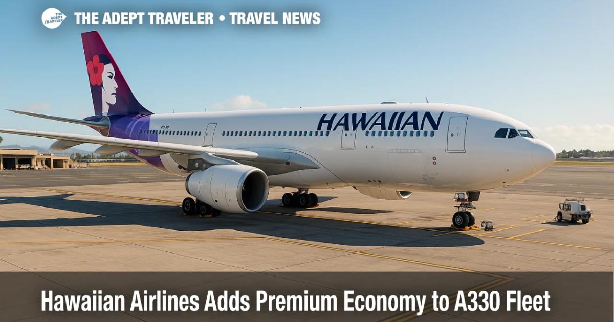 Hawaiian Airlines Adds Premium Economy to A330 Fleet