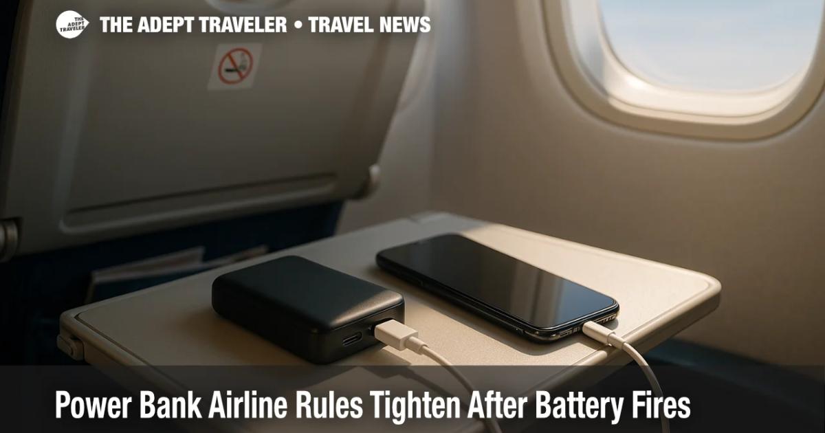 Power bank airline rules tighten after battery fires