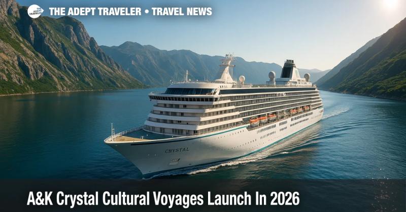 A&K Crystal Cultural Voyages Launch In 2026