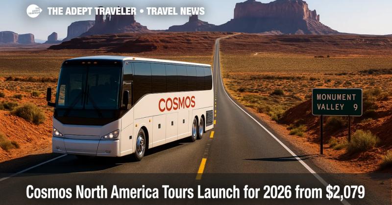Cosmos North America tours launch for 2026 from $2,079