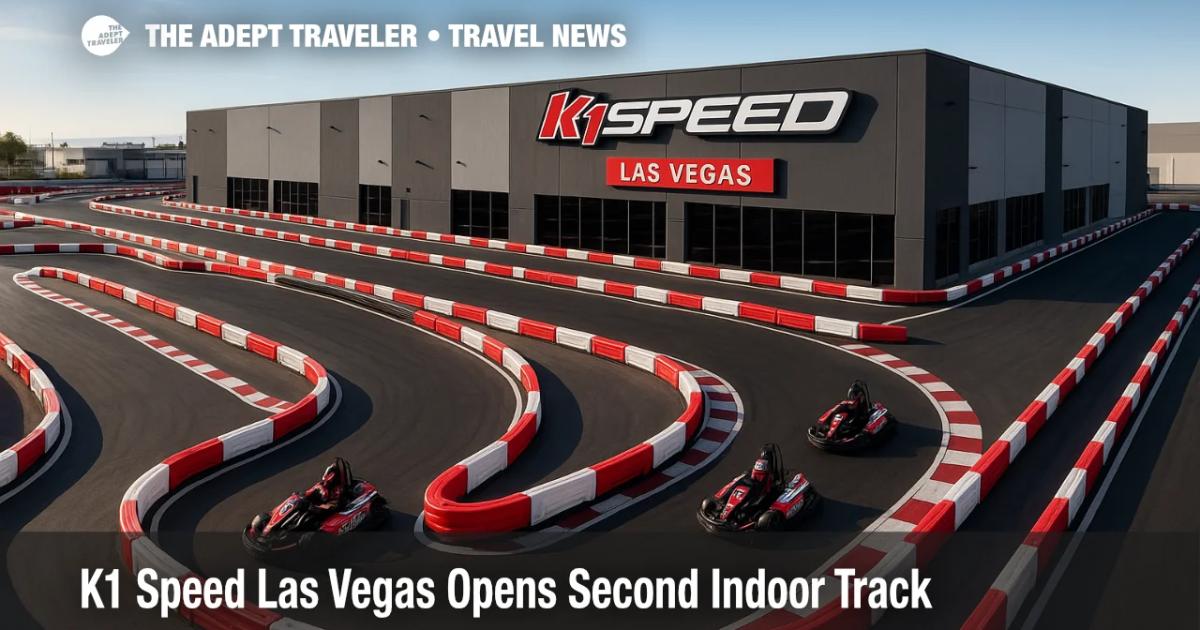 K1 Speed Las Vegas Opens Second Indoor Track