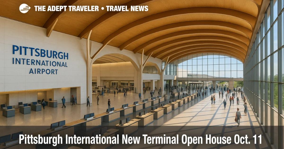 Pittsburgh International New Terminal Open House Oct. 11