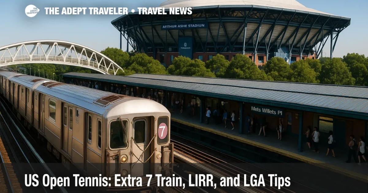 US Open Tennis: extra 7 train, LIRR, and LGA tips