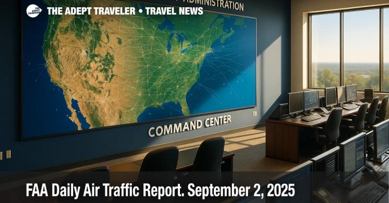 FAA Daily Air Traffic Report, September 2, 2025