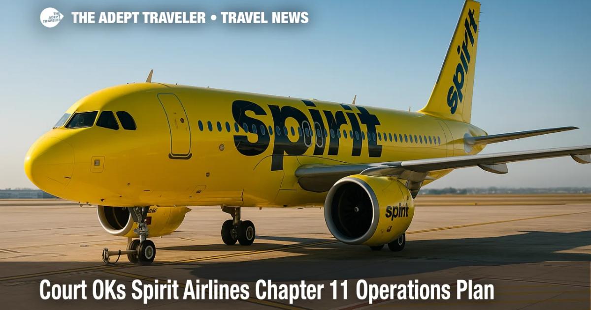 Court OKs Spirit Airlines Chapter 11 Operations Plan