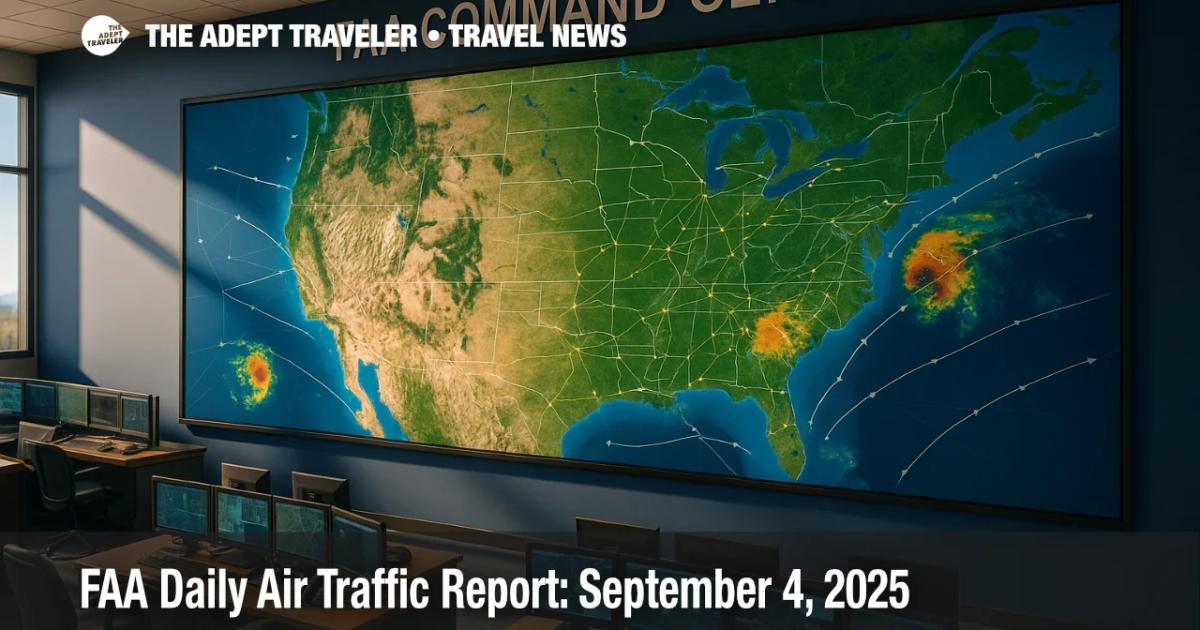 FAA Daily Air Traffic Report: September 4, 2025