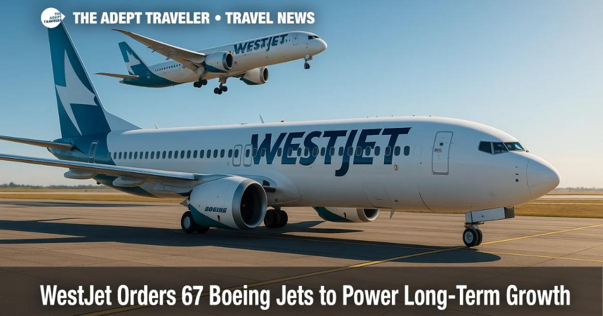 WestJet orders 67 Boeing jets to power long-term growth