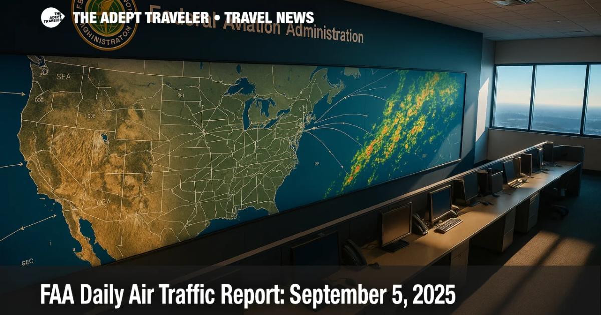 FAA Daily Air Traffic Report: September 5, 2025