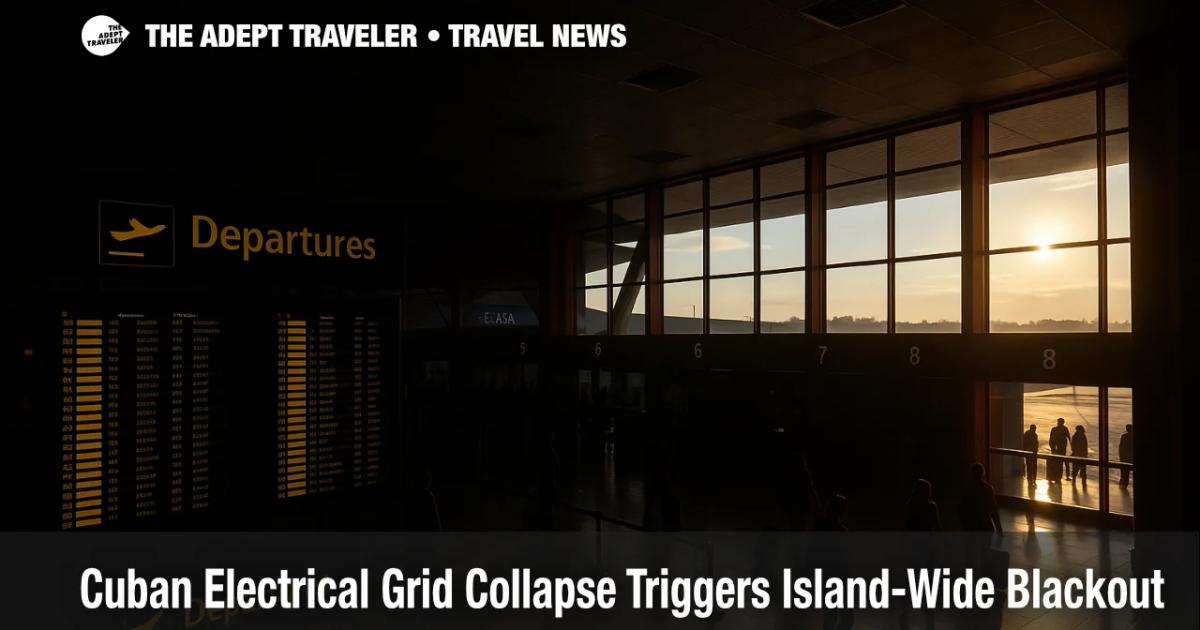 Cuban Electrical Grid Collapse Triggers Island-Wide Blackout