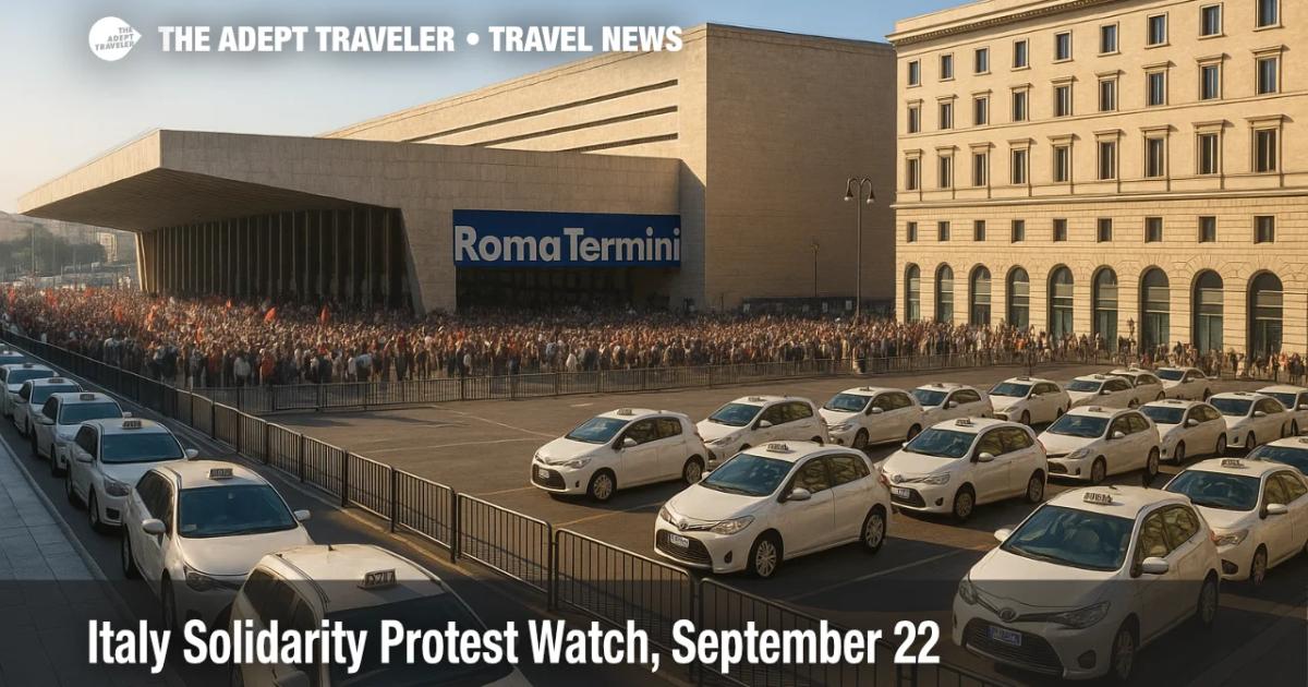 Italy solidarity protests watch, September 22