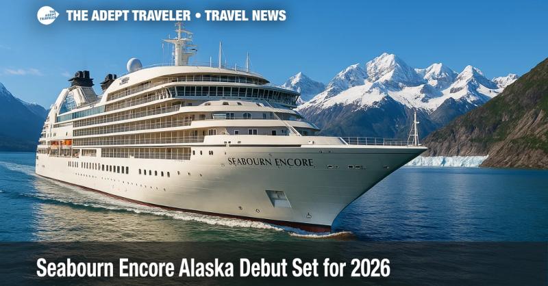 Seabourn Encore Alaska Debut Set for 2026