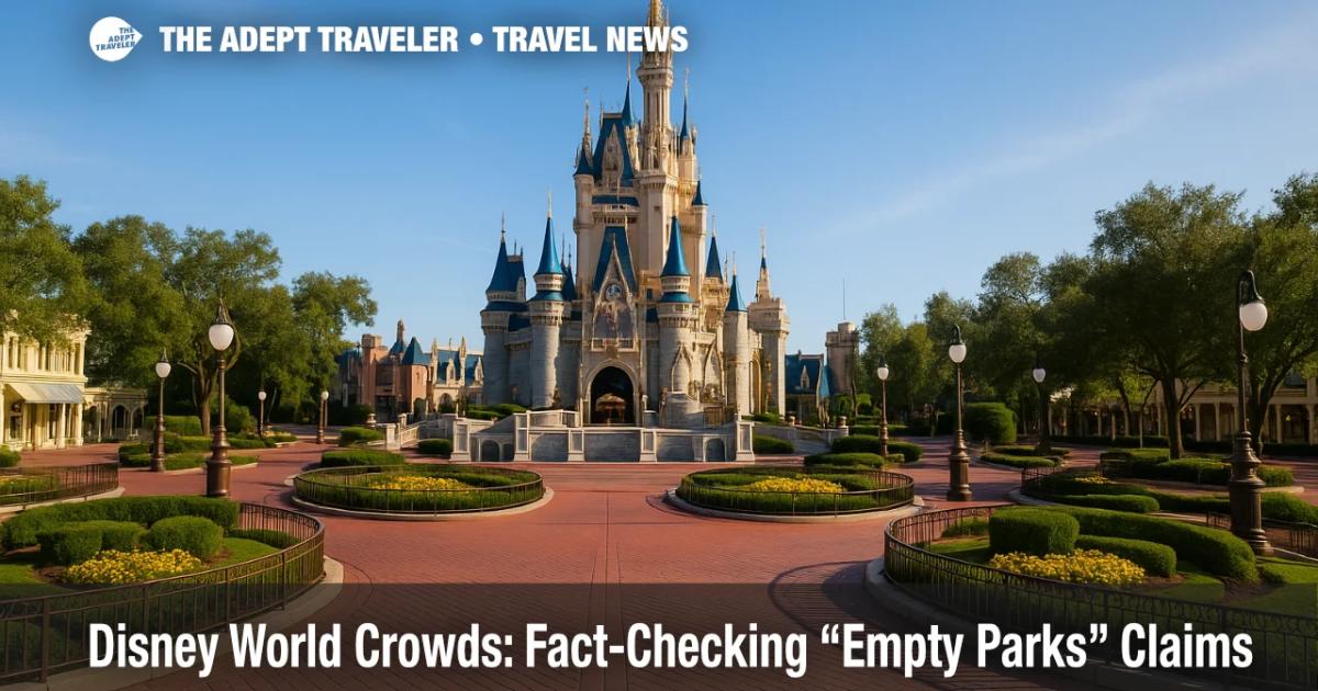 Disney World crowds: fact-checking those "empty parks" claims