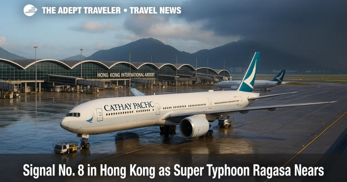 Signal No. 8 in Hong Kong as Super Typhoon Ragasa nears