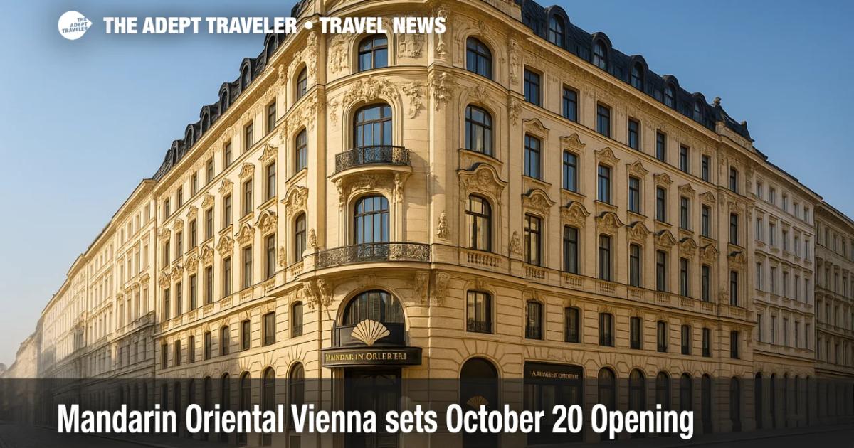 Mandarin Oriental Vienna sets October 20 opening