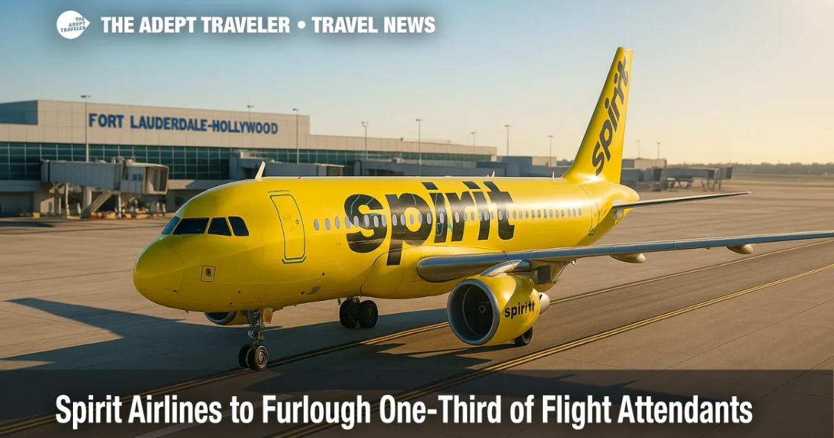 Spirit Airlines to furlough one-third of flight attendants