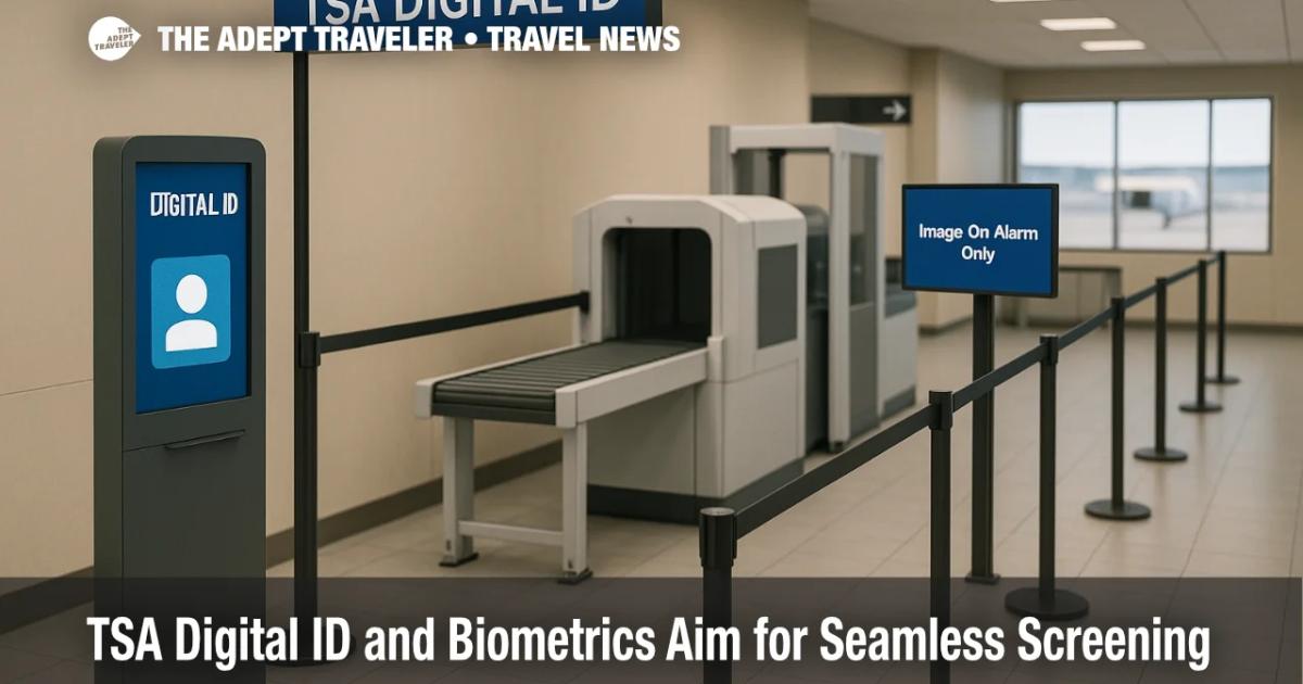 TSA's 2030 vision: Seamless screening with TSA digital ID, biometrics ...