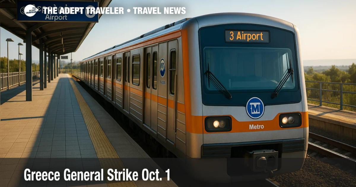 Greece general strike on Oct. 1: what's running and how to reach the ...