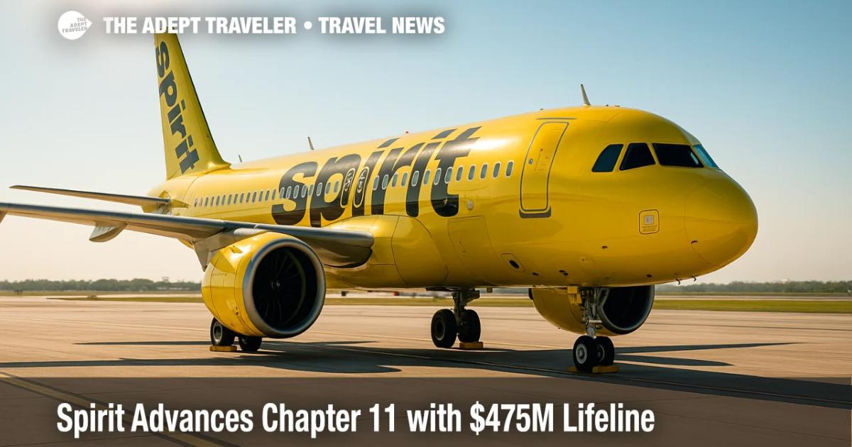 Spirit advances Chapter 11 with $475M lifeline and fleet cuts