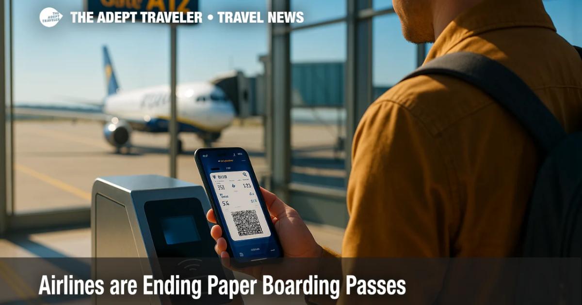 Airlines are ending paper boarding passes. Here is how to prepare.