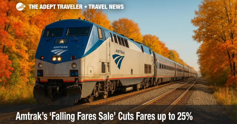 Amtrak's 'Falling Fares Sale' cuts fares up to 25%
