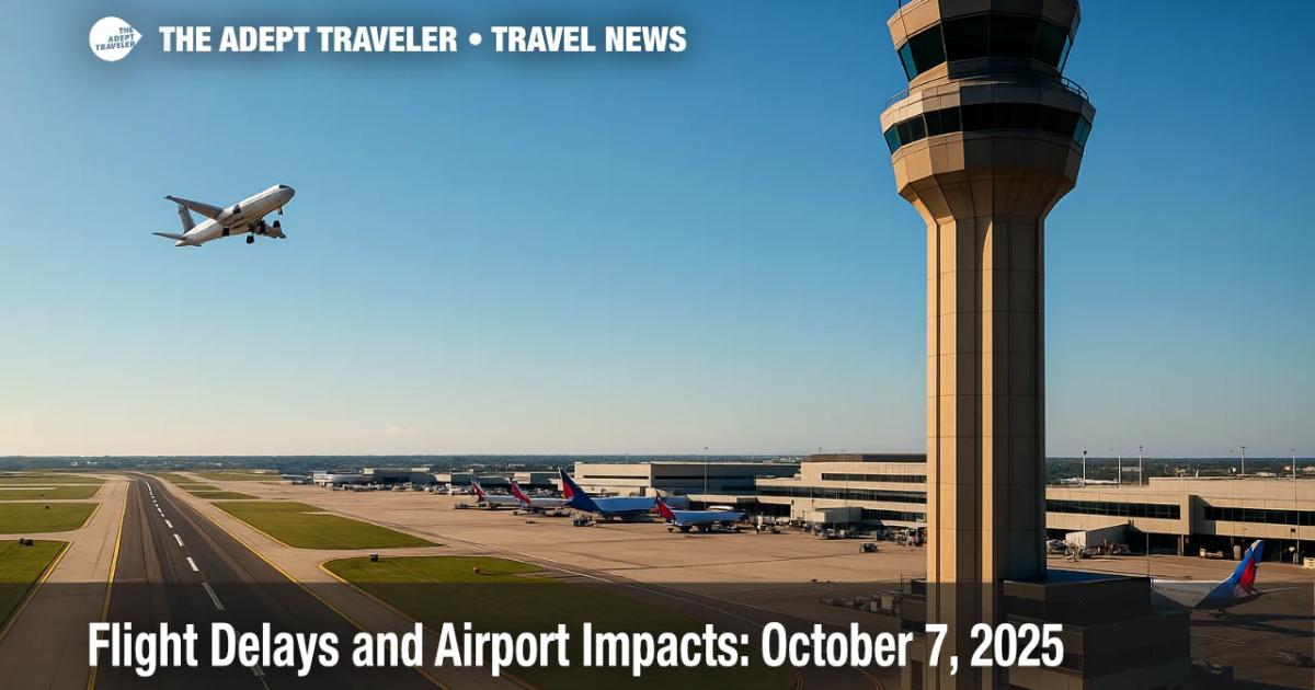 Flight delays and airport impacts: October 7, 2025