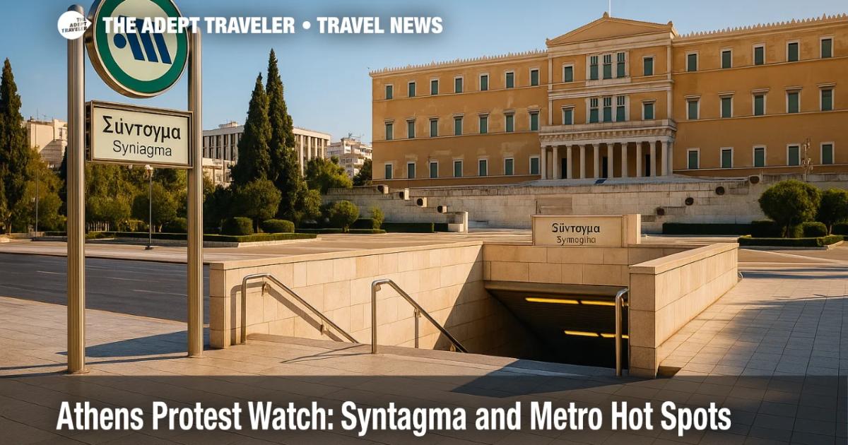 Athens demonstration watch: Syntagma and metro hot spots