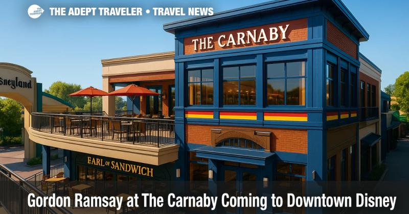 Gordon Ramsay at The Carnaby coming to Downtown Disney