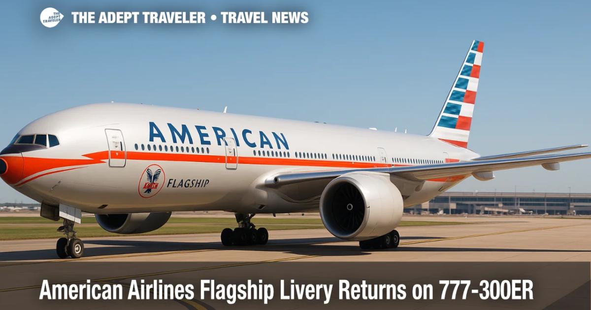 American Airlines Flagship livery returns on 777-300ER