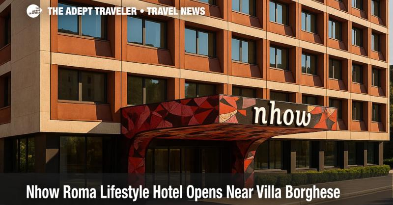 Nhow Roma lifestyle hotel opens near Villa Borghese