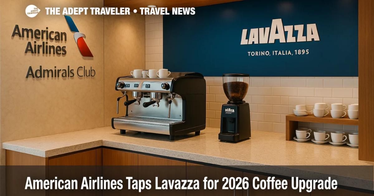 American Airlines taps Lavazza for 2026 coffee upgrade