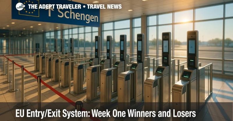 EU Entry/Exit System: Week one winners and losers
